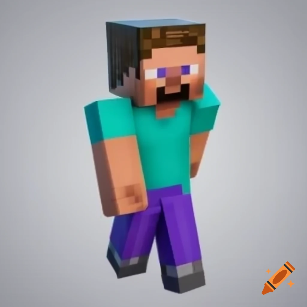 Minecraft steve in fortnite style on Craiyon