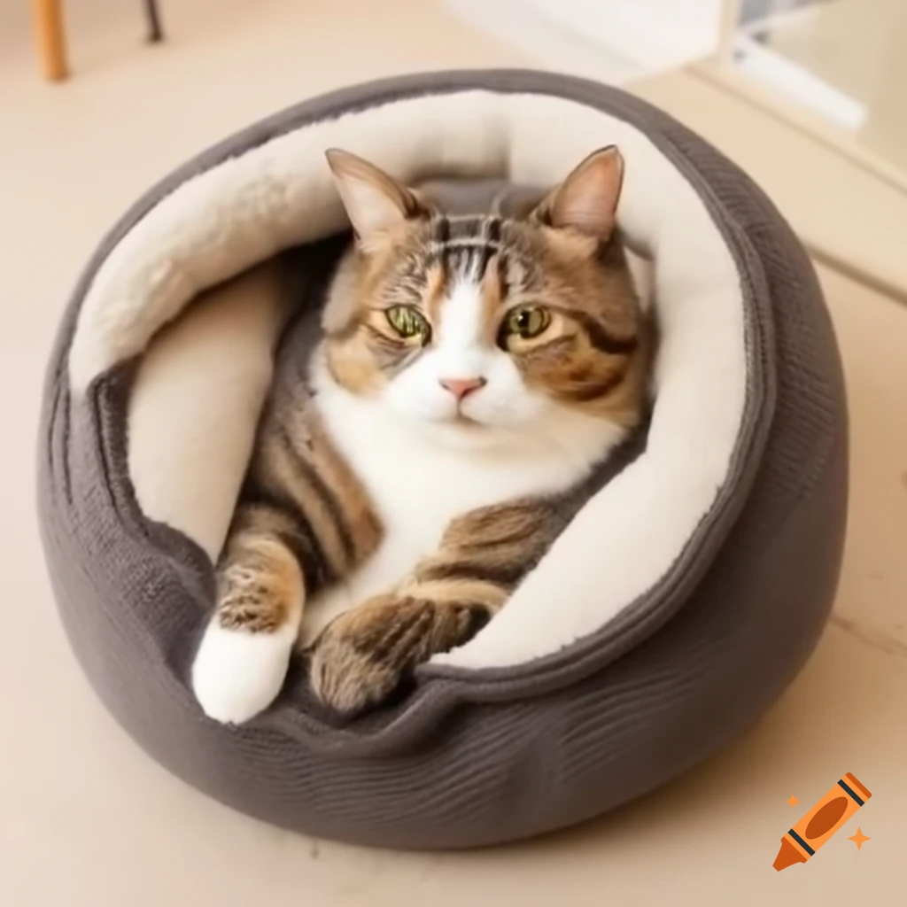 Snuggle sweater for cats with plush inner lining for warmth on Craiyon