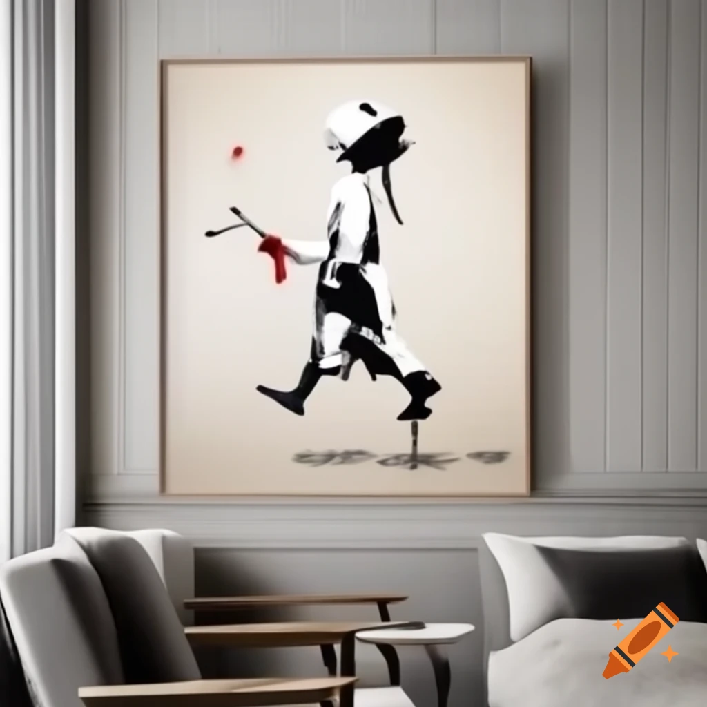 Banksy-inspired painting of duluth, mn on Craiyon