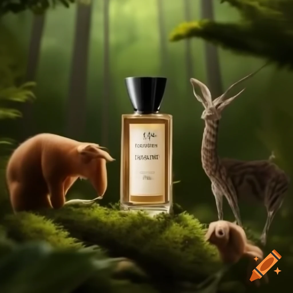 Elegant perfume bottle named Charlene inspired by enchanting forest and ...