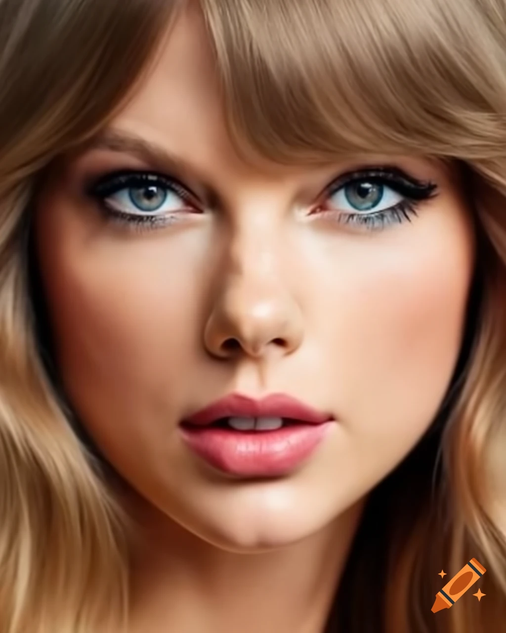 Close-up portrait of a woman with natural face and realistic skin ...