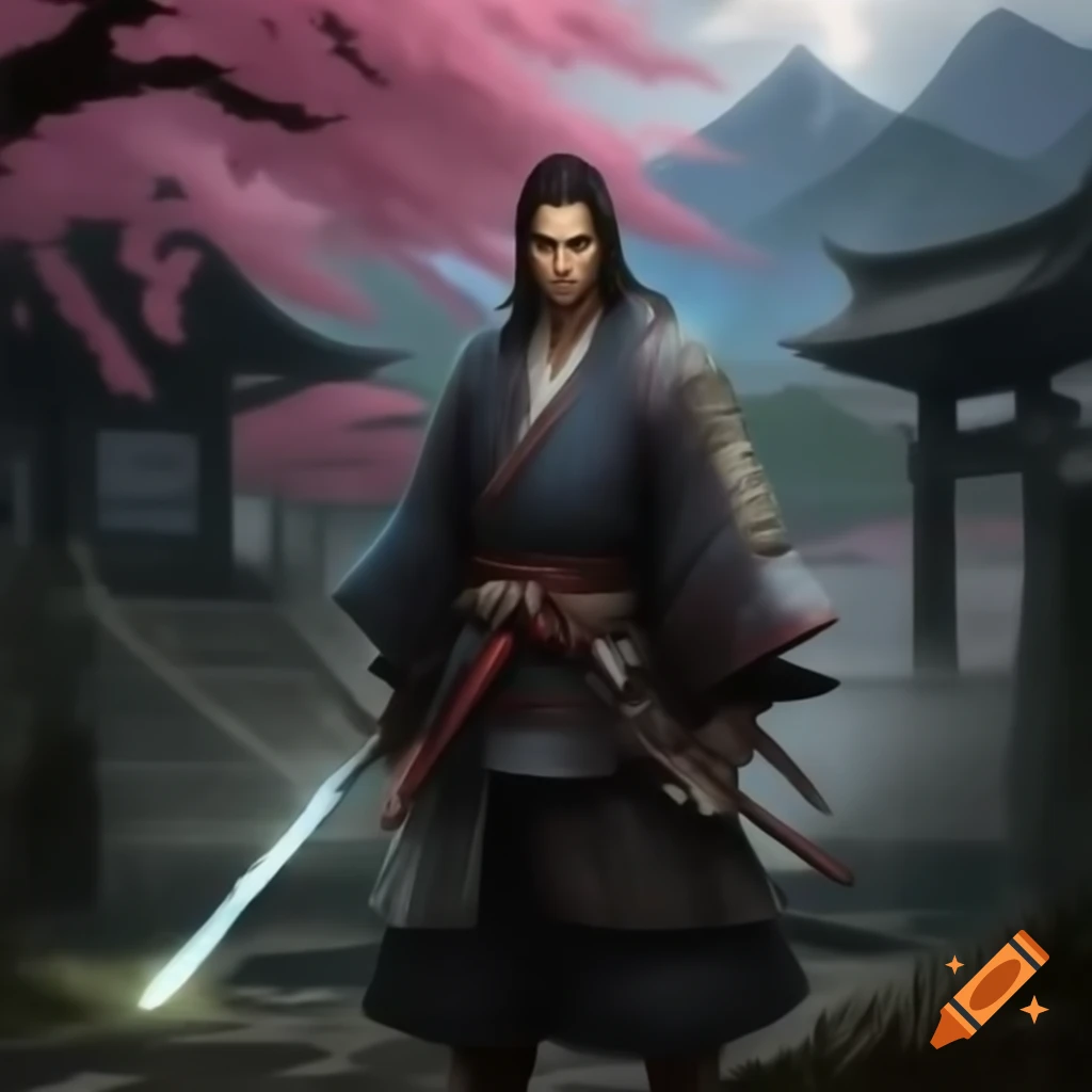 Mystical soul reapers in traditional japanese armor guiding souls on ...