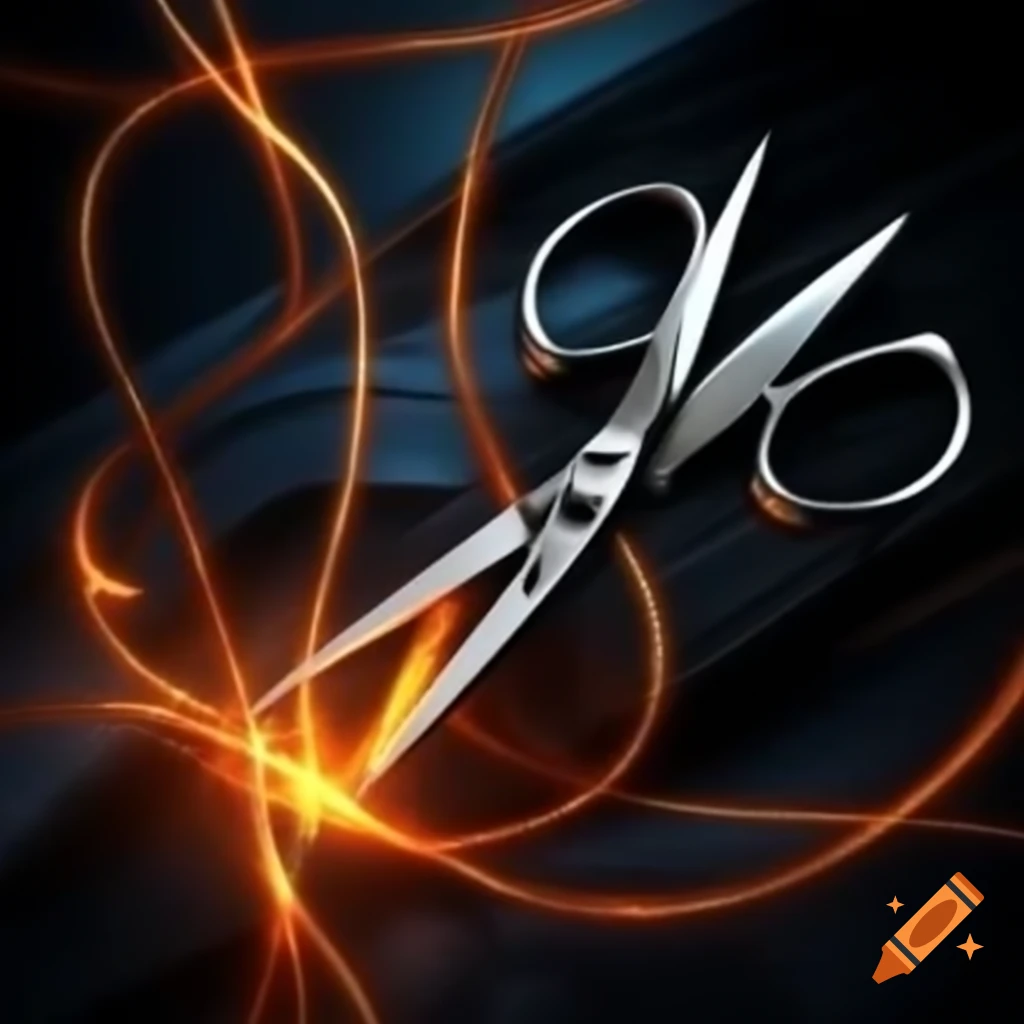 Scissors cutting magical thread in Greek mythology on Craiyon