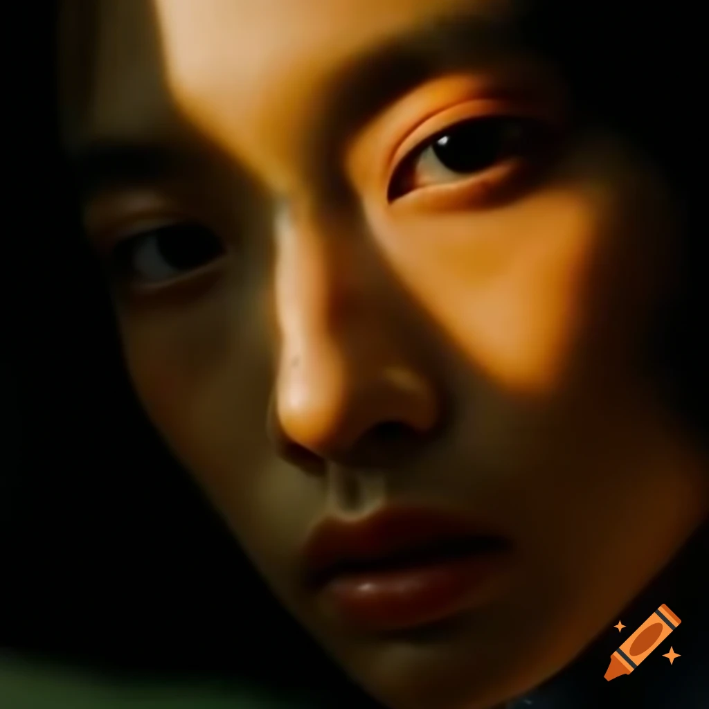 Close-up portrait of severian from book of the new sun on Craiyon