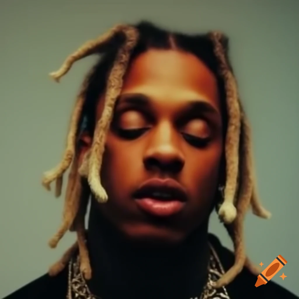 Eye-catching YouTube thumbnail featuring American rapper Lil Durk on ...