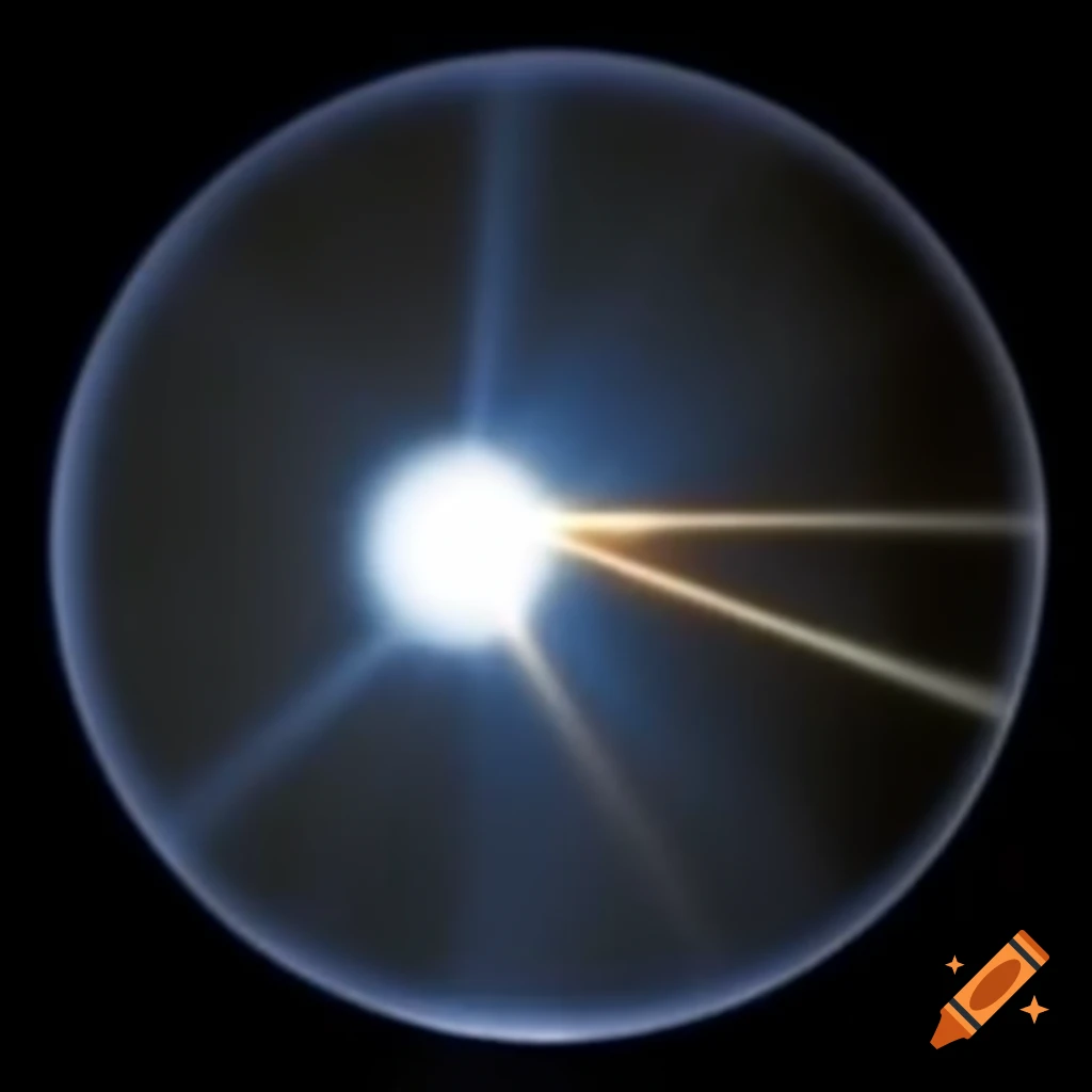 Light refraction causing distortion through glasses lens on Craiyon