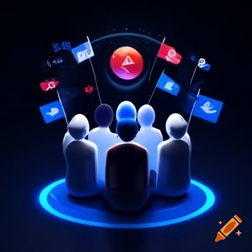 Modern logo of faceless students icons sitting in a row with ai ...