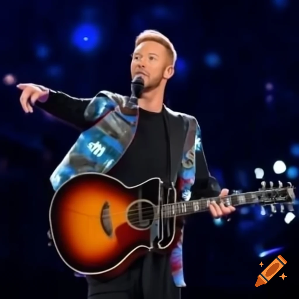 Christmas card design featuring Coldplay and Music Of The Spheres World ...