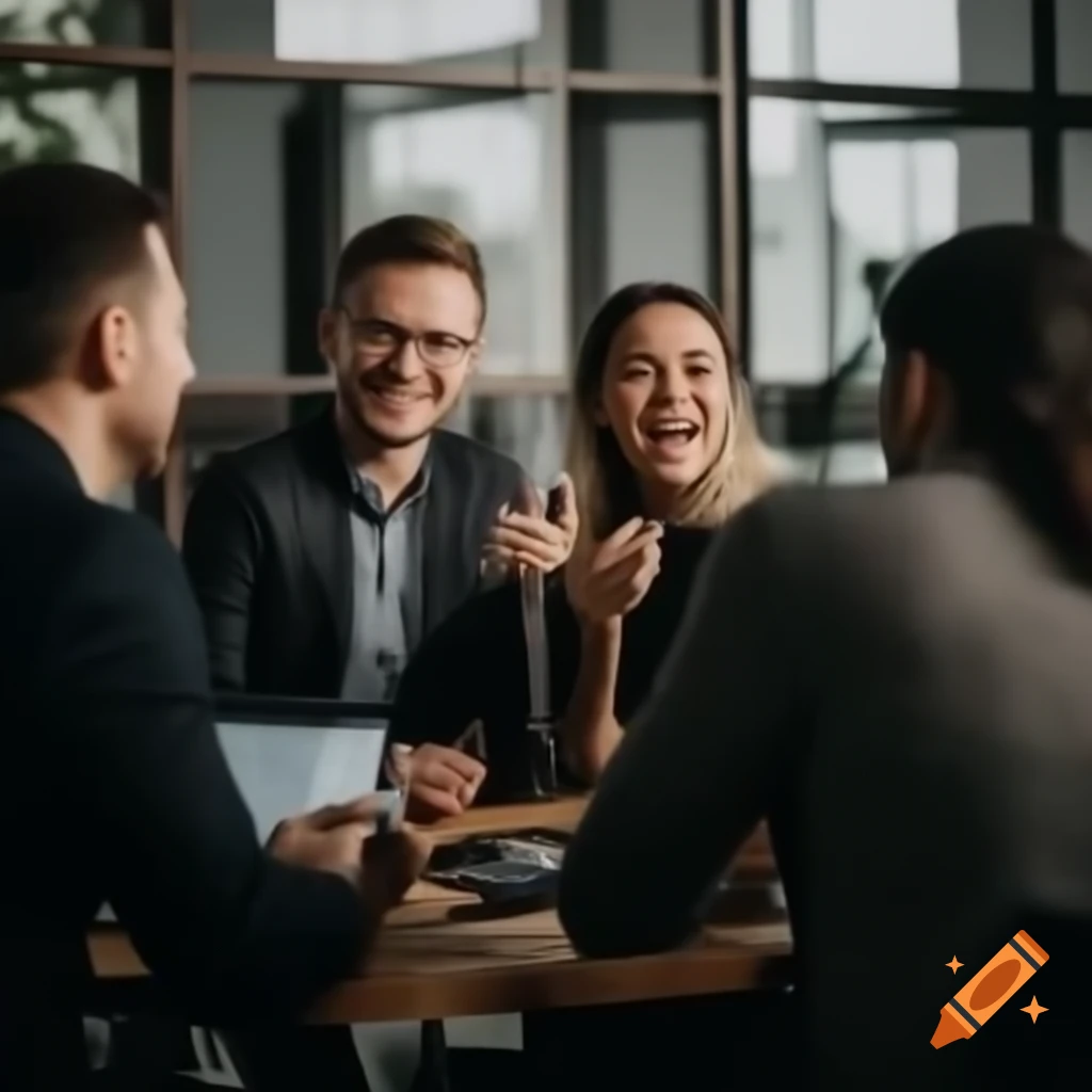 Energetics advisory team working together in a collaborative environment on Craiyon