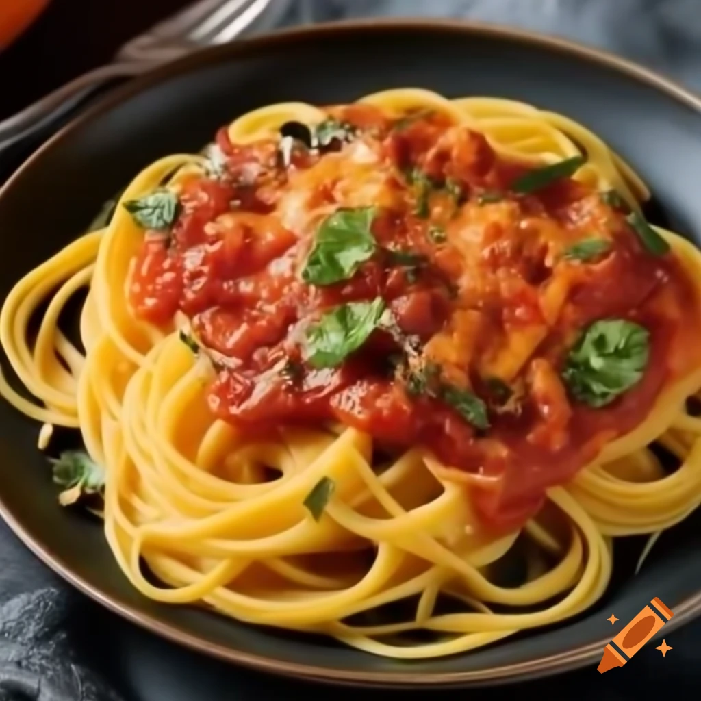 Roasted spaghetti squash primavera with sautéed vegetables and marinara ...