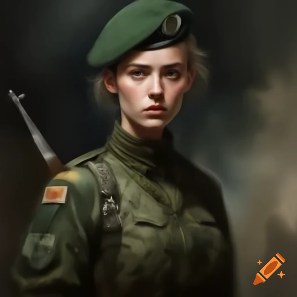 Unique woman with remarkable facial characteristics on Craiyon