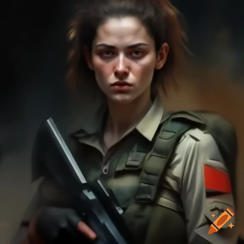 Unique woman with remarkable facial characteristics on Craiyon