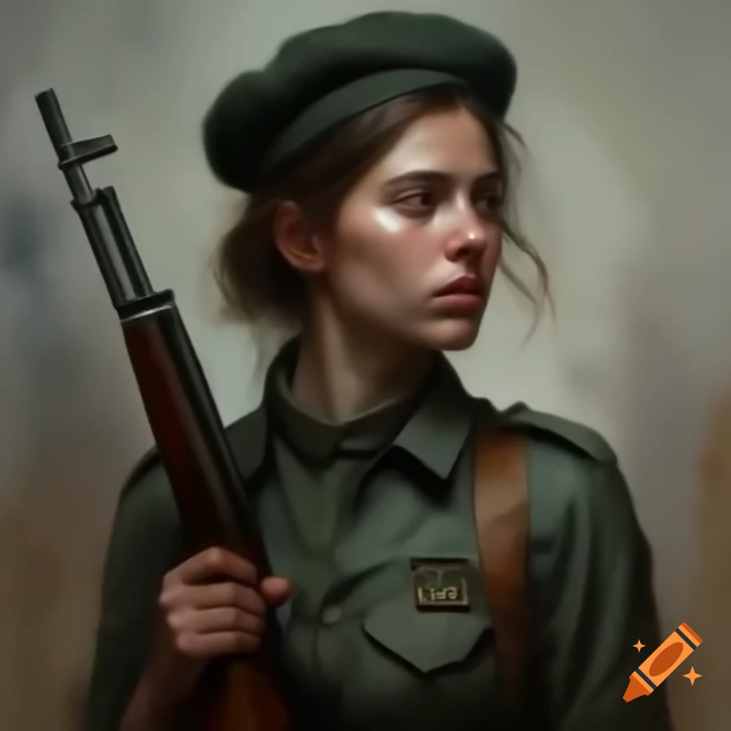 Unique woman with remarkable facial characteristics on Craiyon