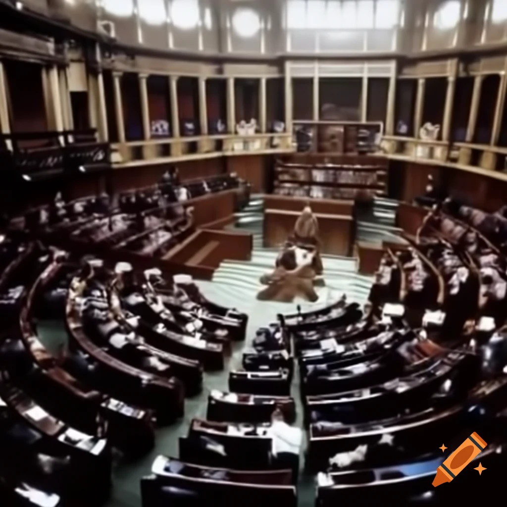 Historical depiction of a coup in the Spanish Congress in the 1980s on ...