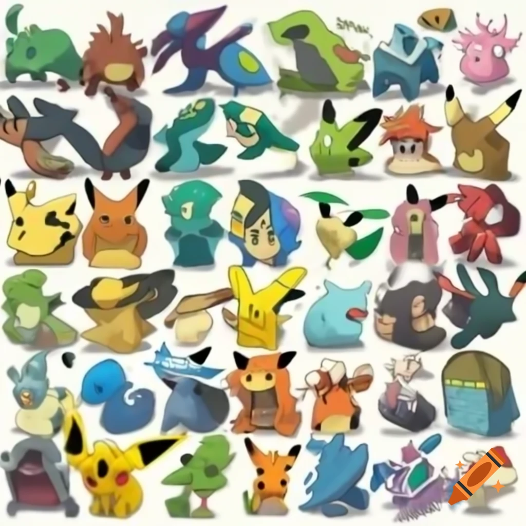 Diverse world of pokémon creatures for adventurous training and battles ...