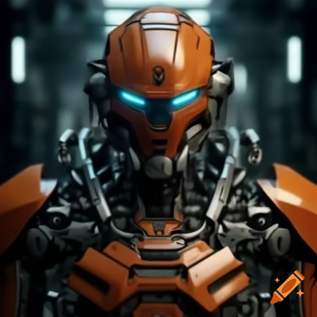 Futuristic robot representing india in hyper realistic 4k detail on Craiyon