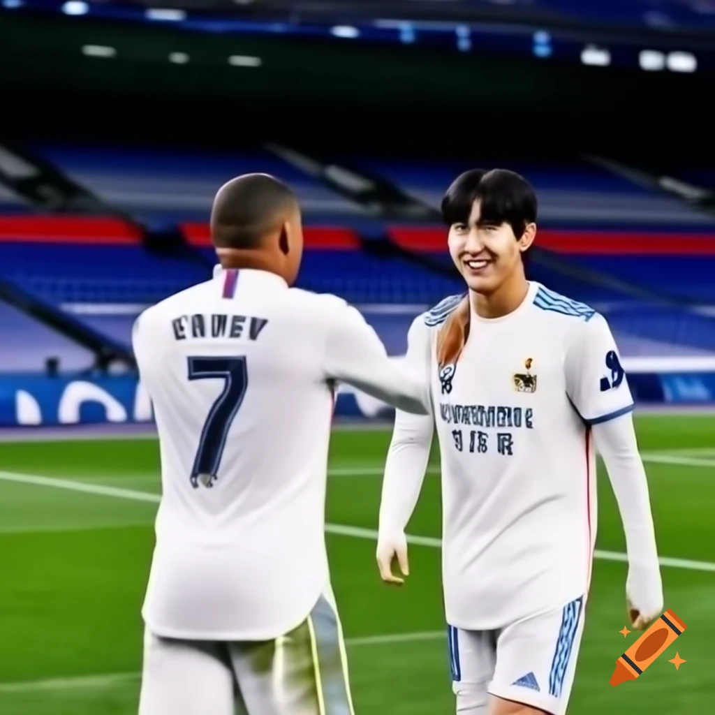 South Korean football player resembling Cha Eun-woo playing alongside ...