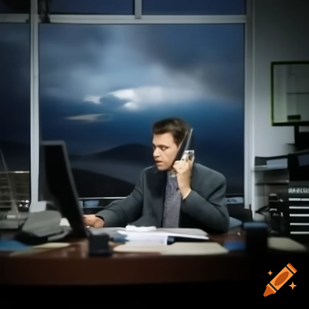 Person reaching for the sky with phone searching for signal on Craiyon