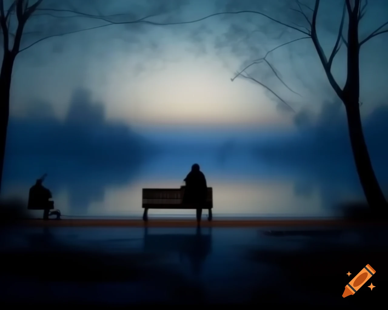 Symbolic representation of unspoken love and emotional isolation in a ...