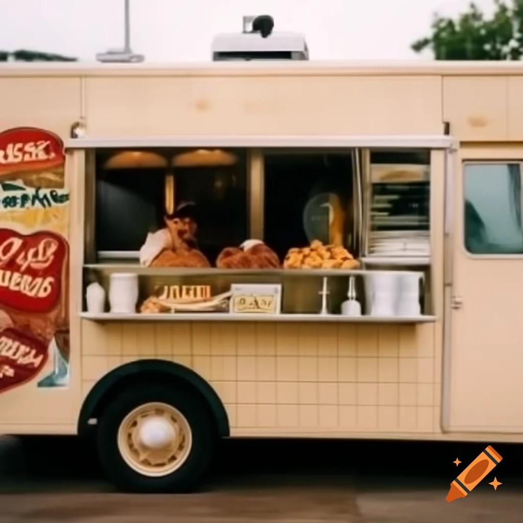 Charming food truck 'The Potato Patch' offering baked potatoes on Craiyon