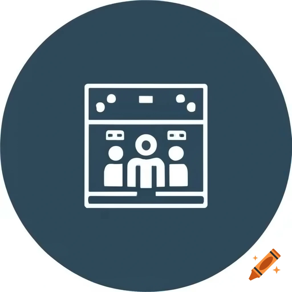 Simplified icon for intellectual property management in monotone color ...