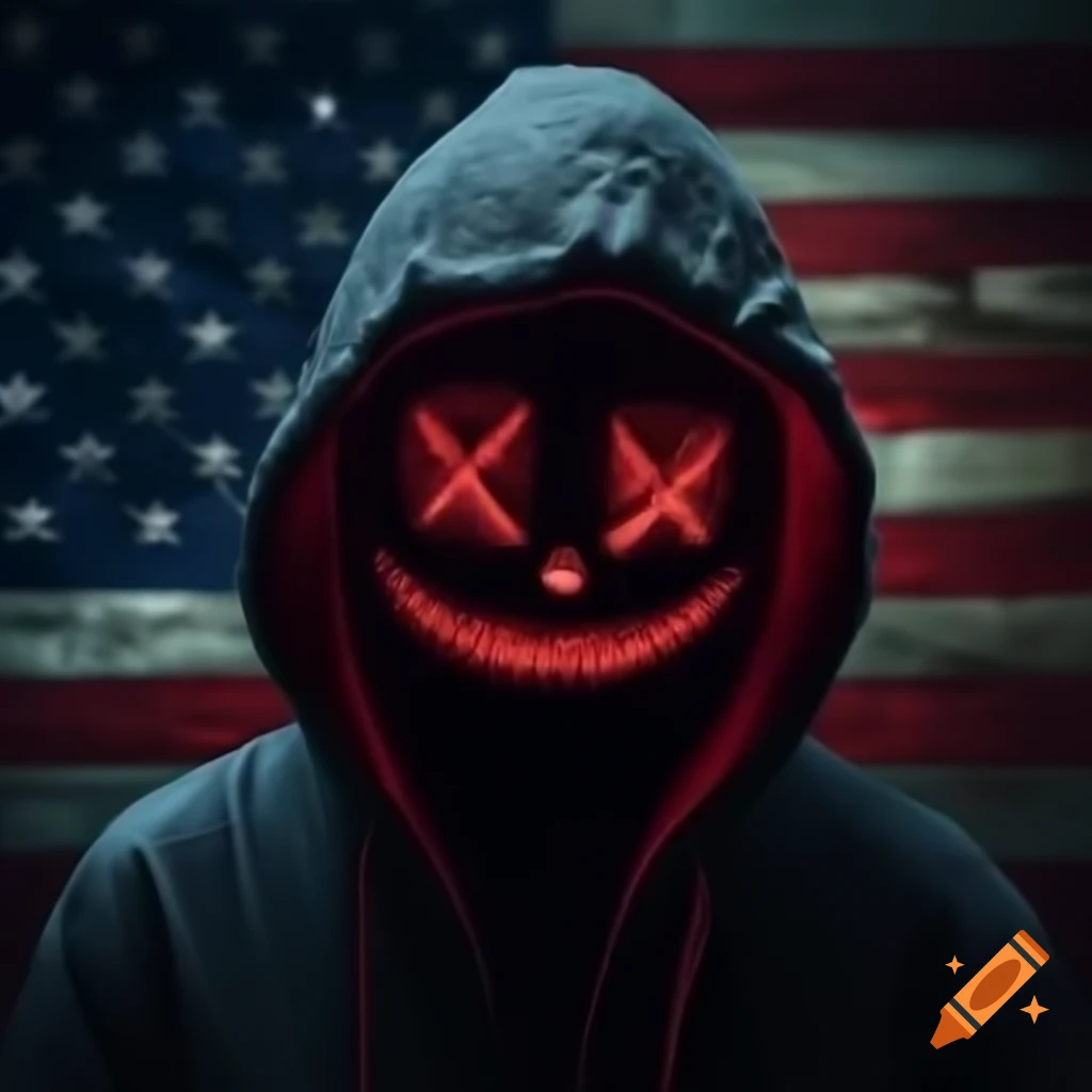 Spooky thumbnail featuring tattered American flag for scary stories ...