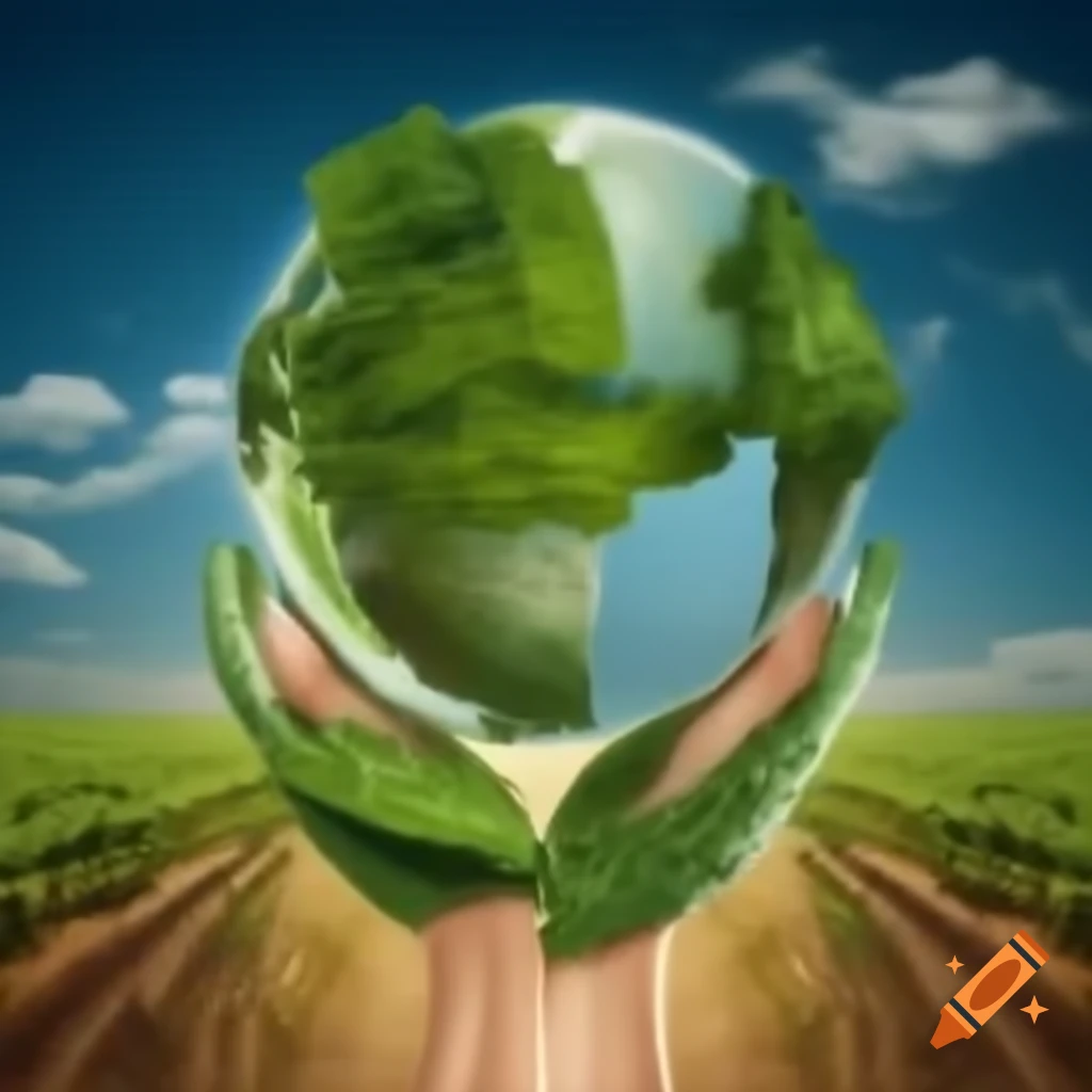 Vibrant representation of ifco systems mission with eco-friendly boxes ...