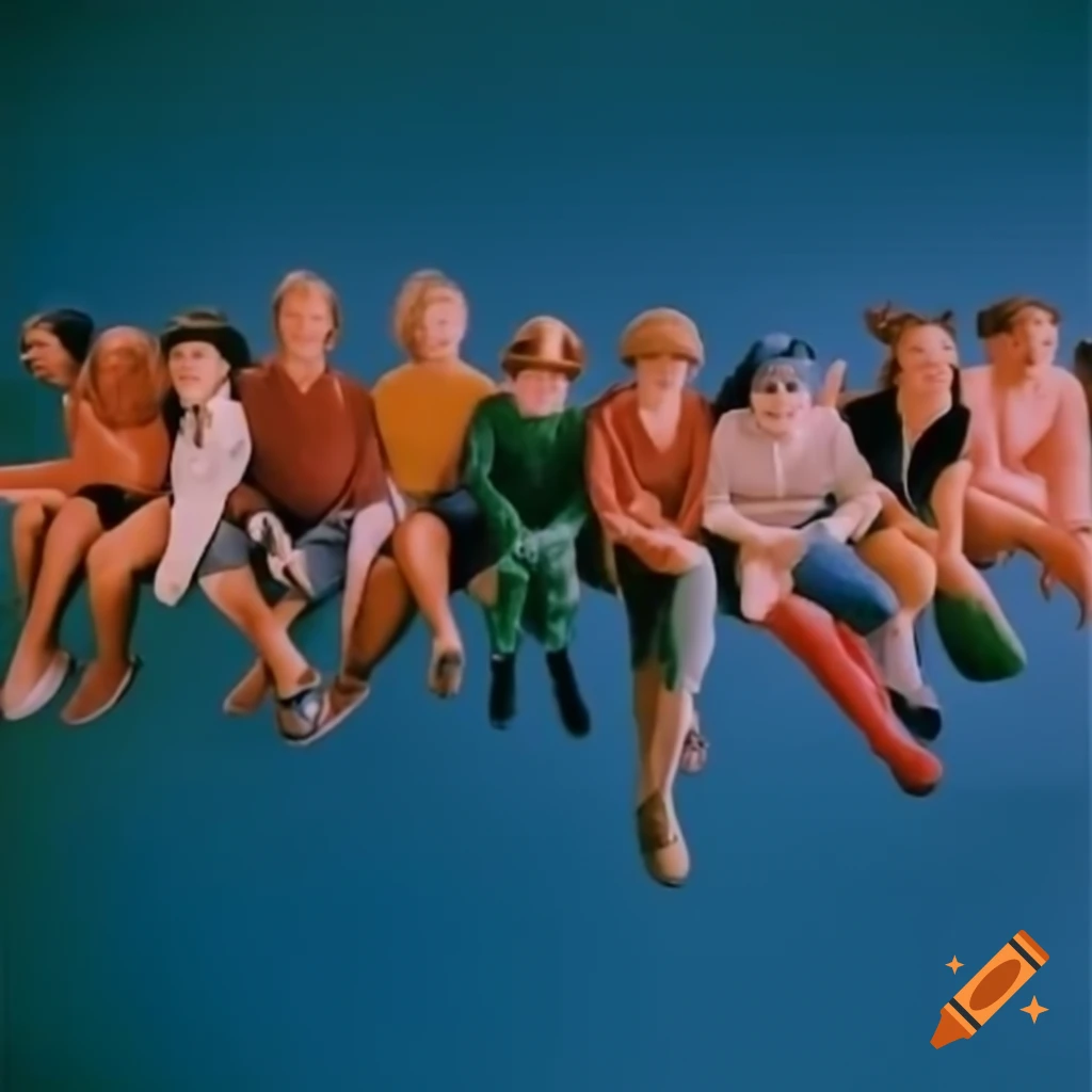 Photorealistic scene of geek programmers standing in a line on Craiyon