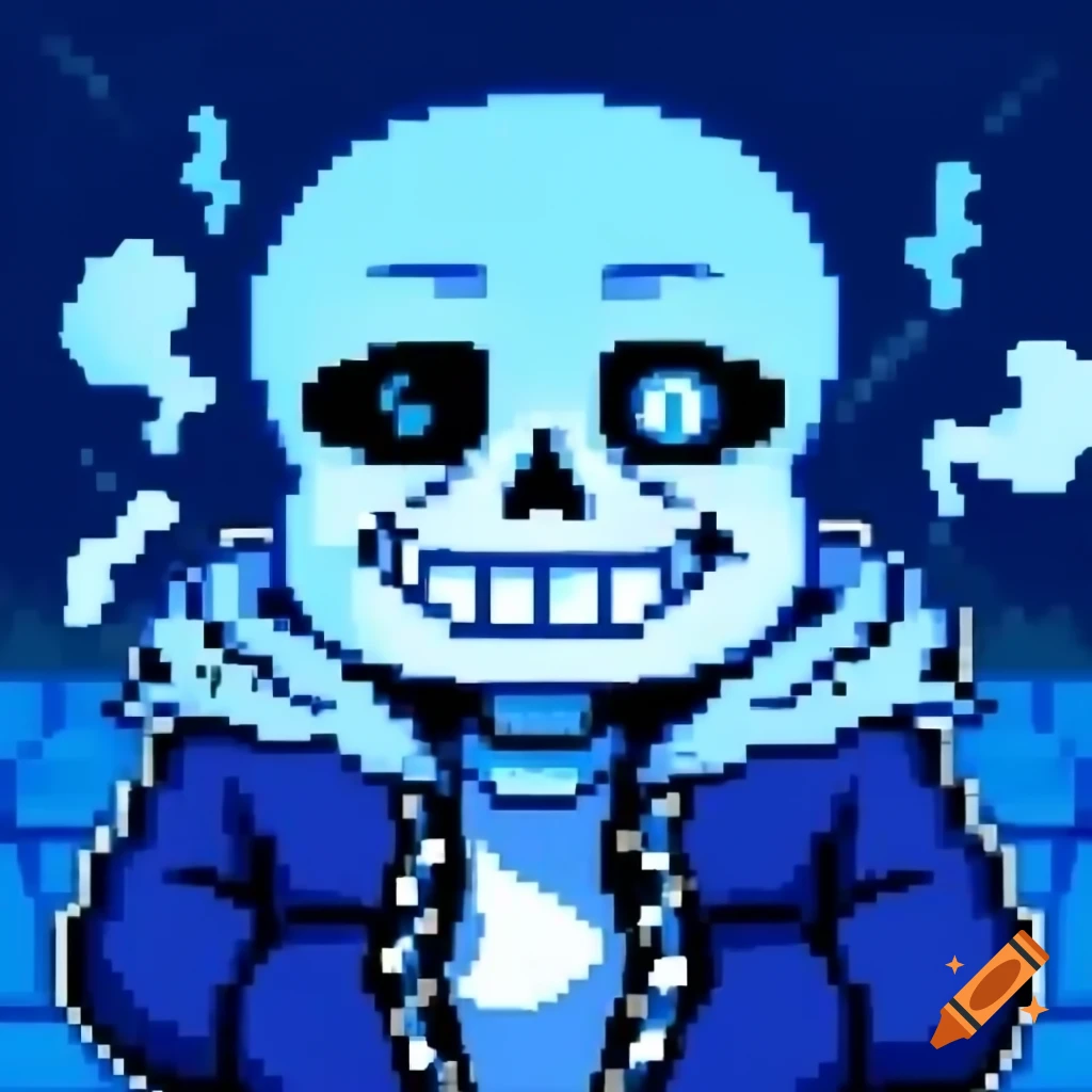 Character floats in pixelated world, hinting at untold challenges on ...