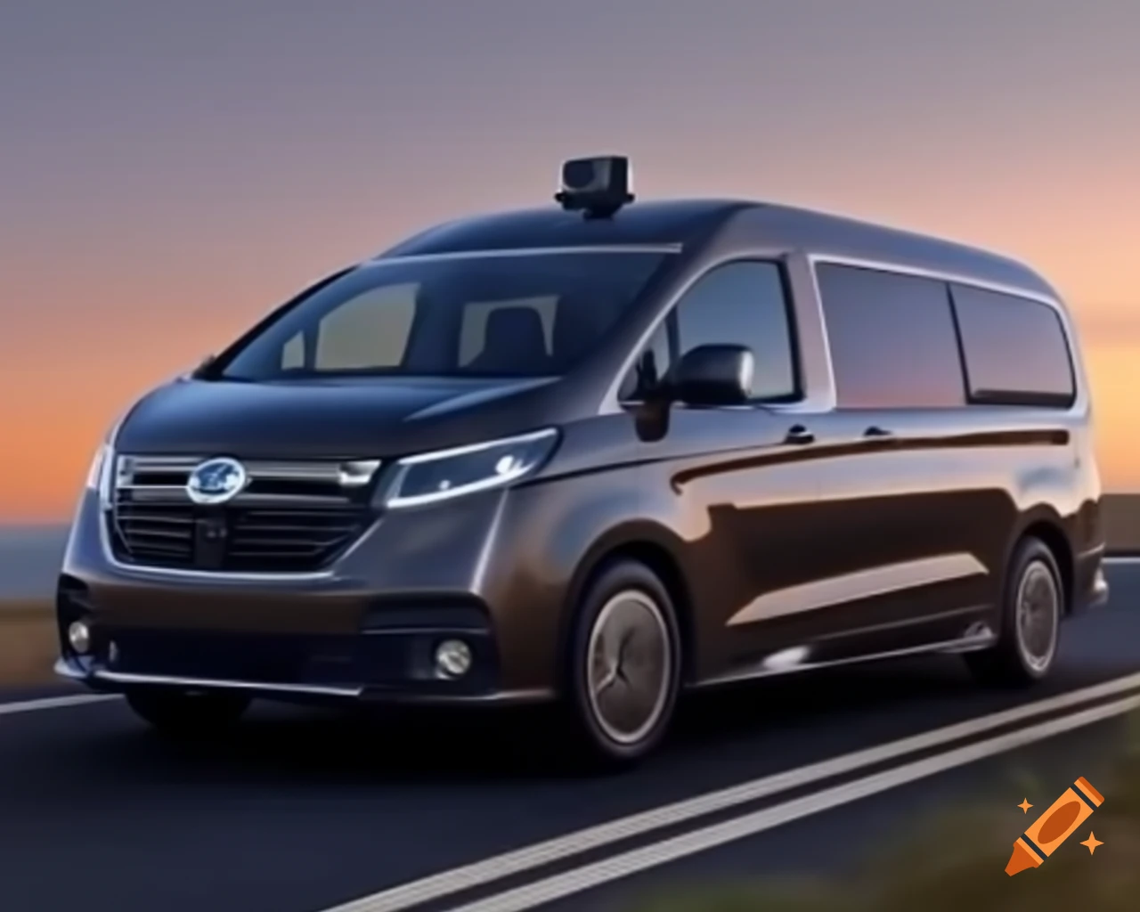 Spacious self-driving minivan offering comfort and effortless journeys ...