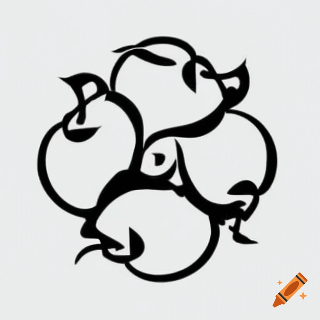 Symbolic logo of Black Puerto Rican chef crafting culinary masterpieces ...