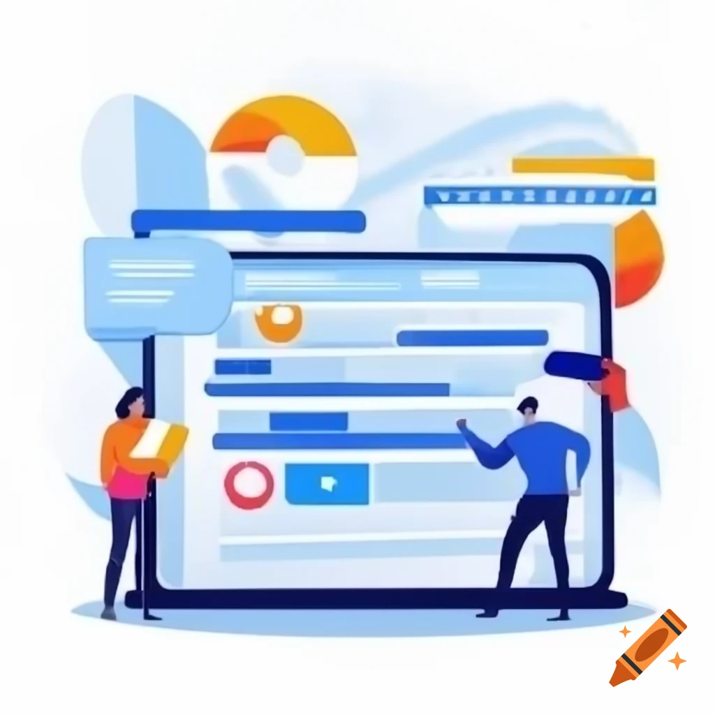 Modern mathematics website design with clean lines and bright colors on ...