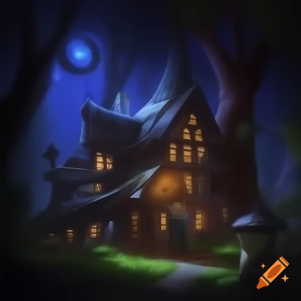 Alchemy faculty building on magical school's campus on Craiyon