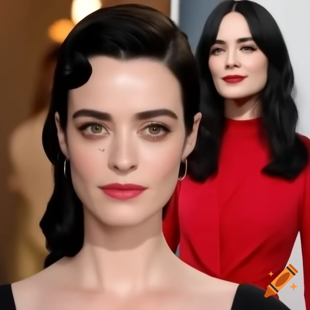 Hyper-realistic portrait of a beautiful European actress resembling ...