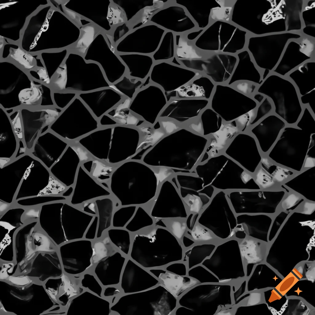Seamless black and white rock textures in 8k resolution on Craiyon