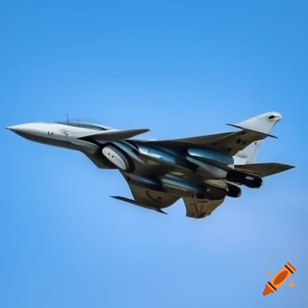 Modified Sukhoi Su-47 stealth fighter jet with aerodynamic design on ...