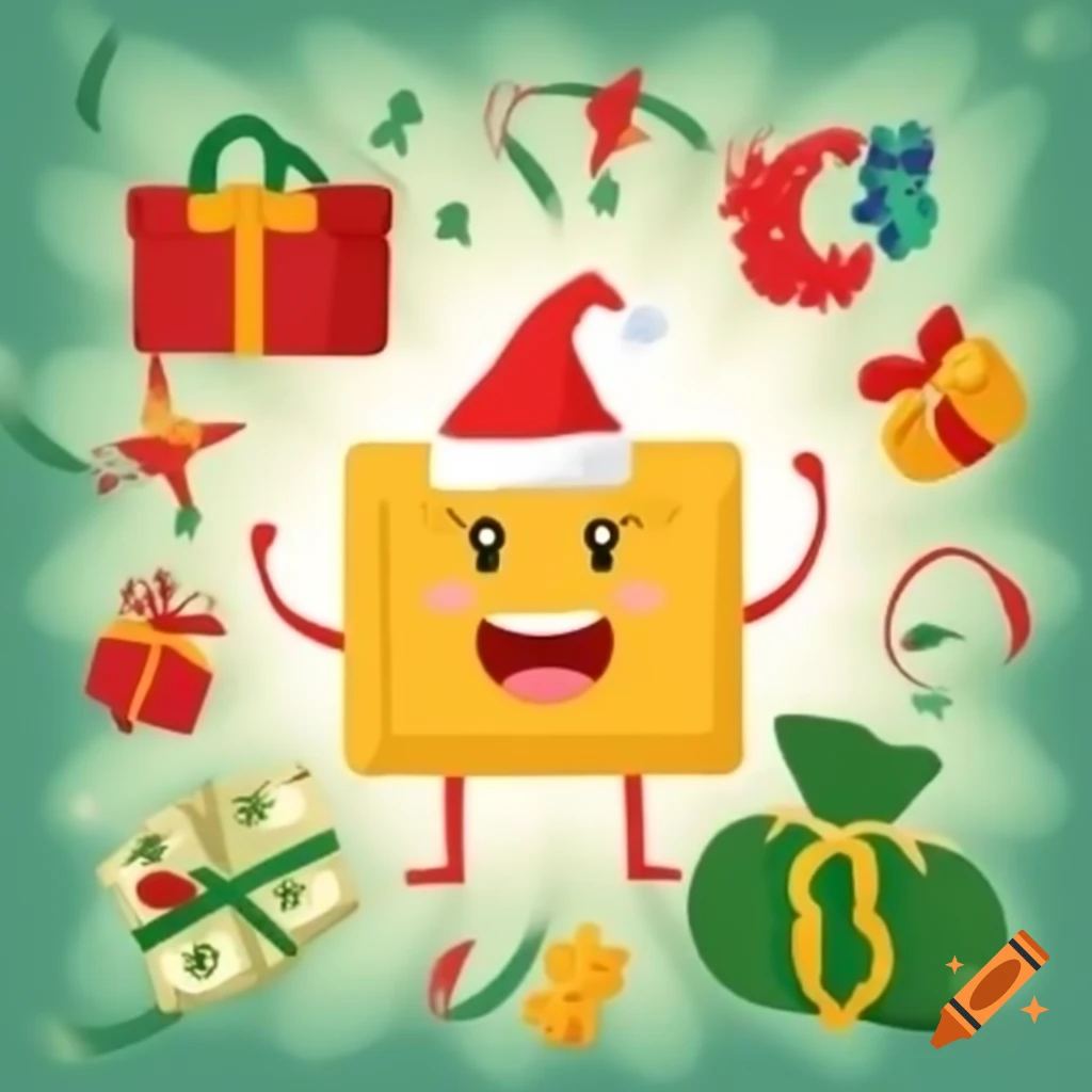 Festive sign wishing happy holidays with market day message on Craiyon