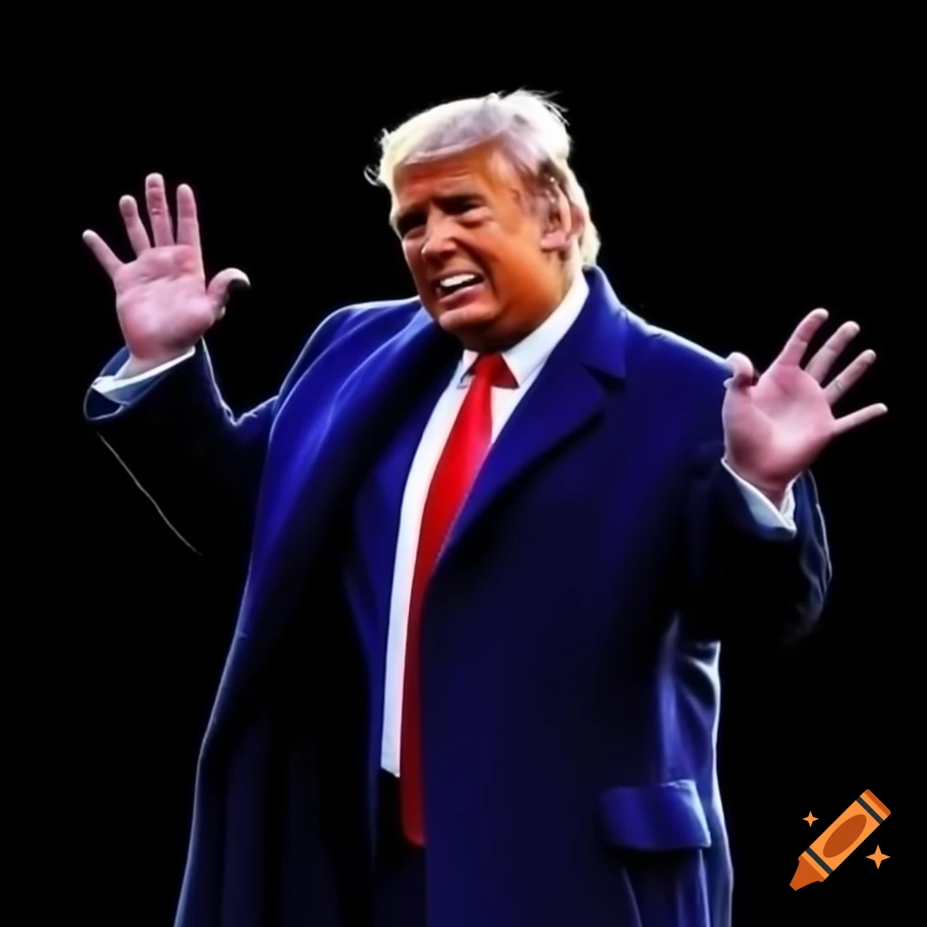 Donald trump dancing on Craiyon