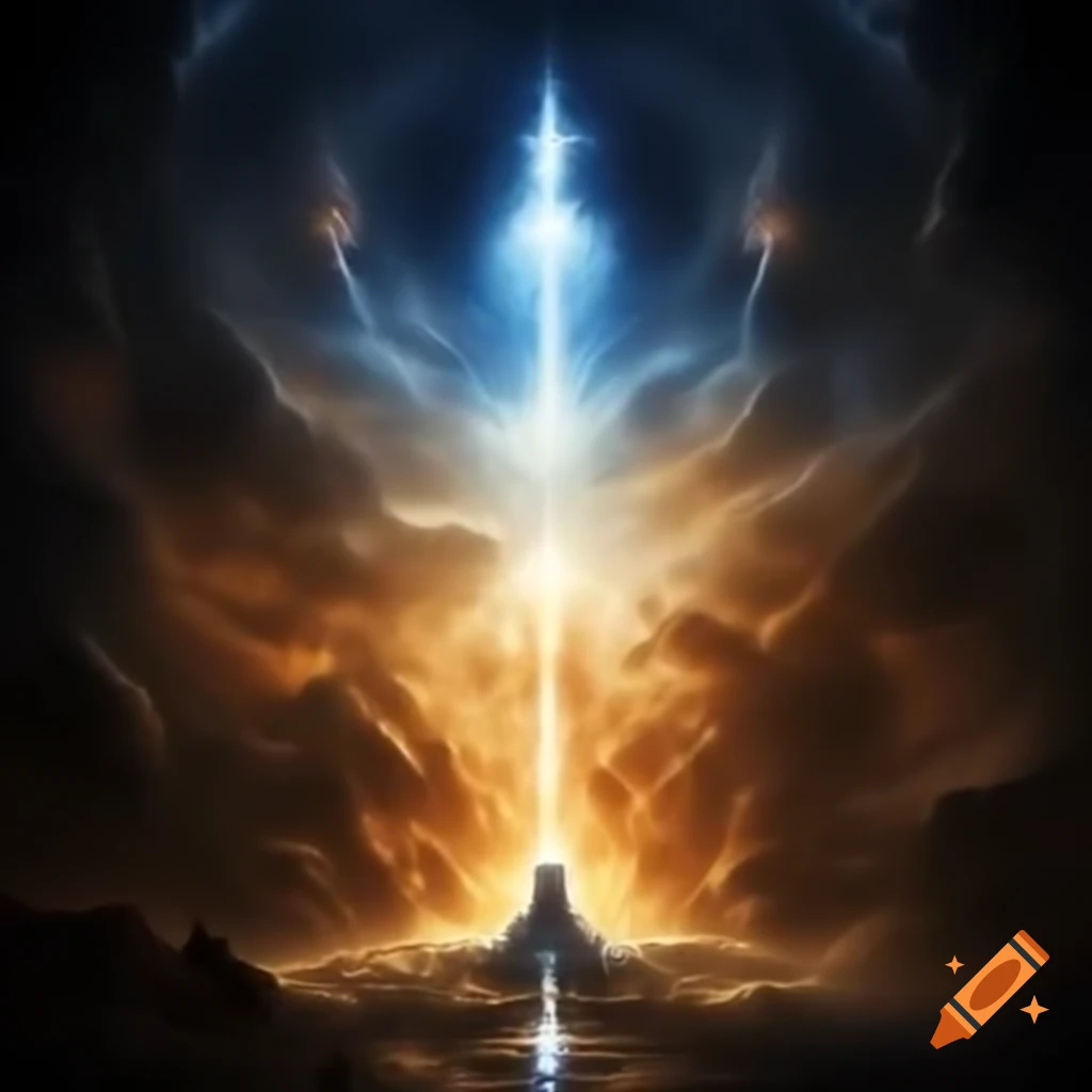 Spiritual figure representing divine power and grace on Craiyon