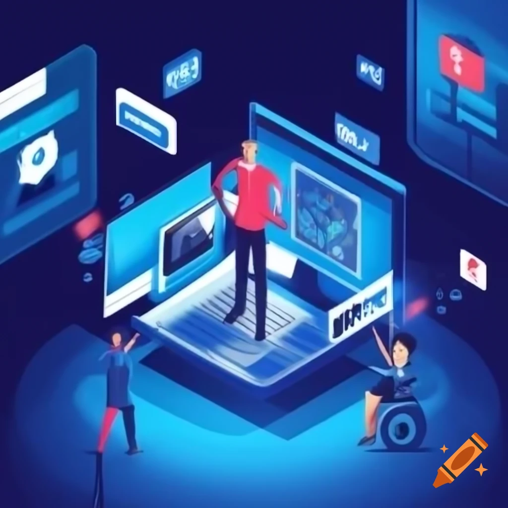 Visual representation of digital media's impact on misinformation and ...