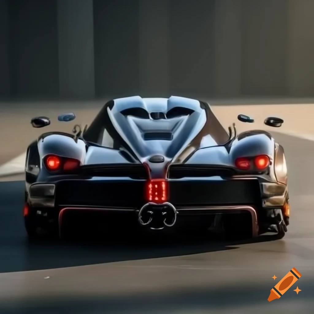 Futuristic hypercar featuring sleek design inspired by Pagani and ...