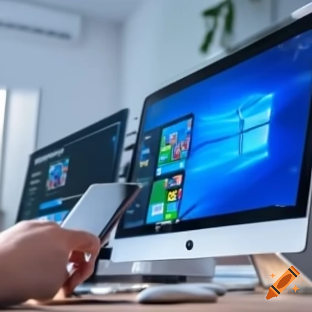 Remote desktop software interface for windows vps on Craiyon