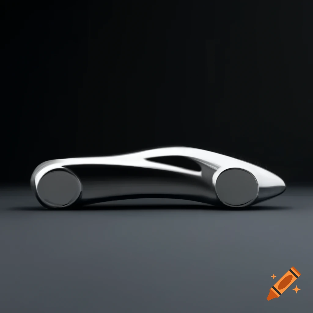 Sleek stylish car sculpture showcasing elegant design on Craiyon