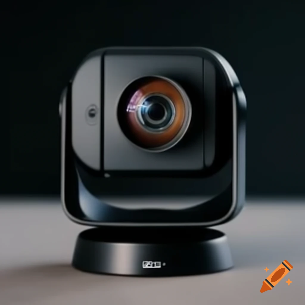 Surveillance camera eye capturing surroundings on Craiyon