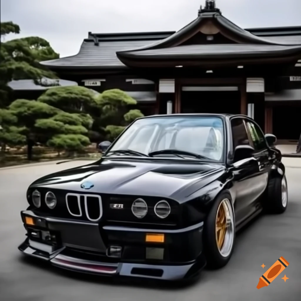 Bmw e30 with widebody kit and aggressive stance in kanazawa, japan on ...