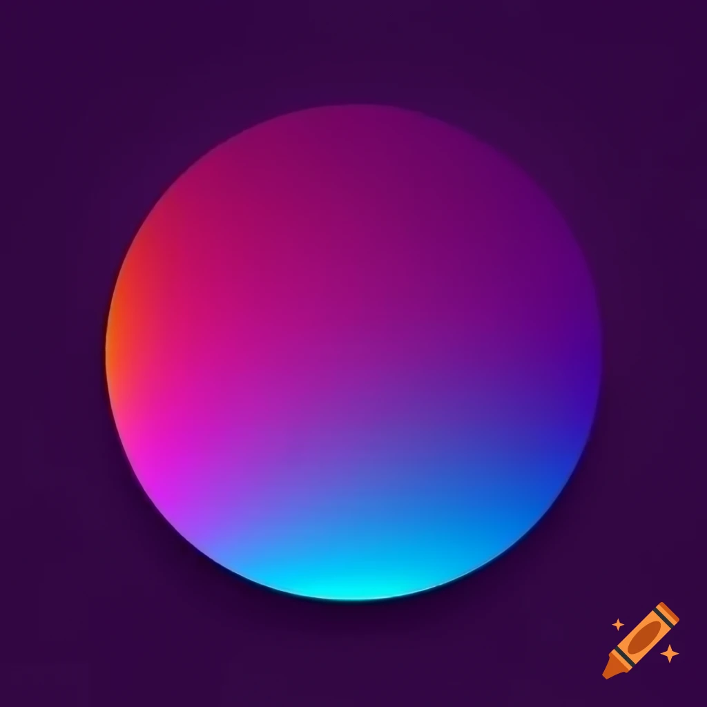 Unclear description related to a gradient in violet color on Craiyon