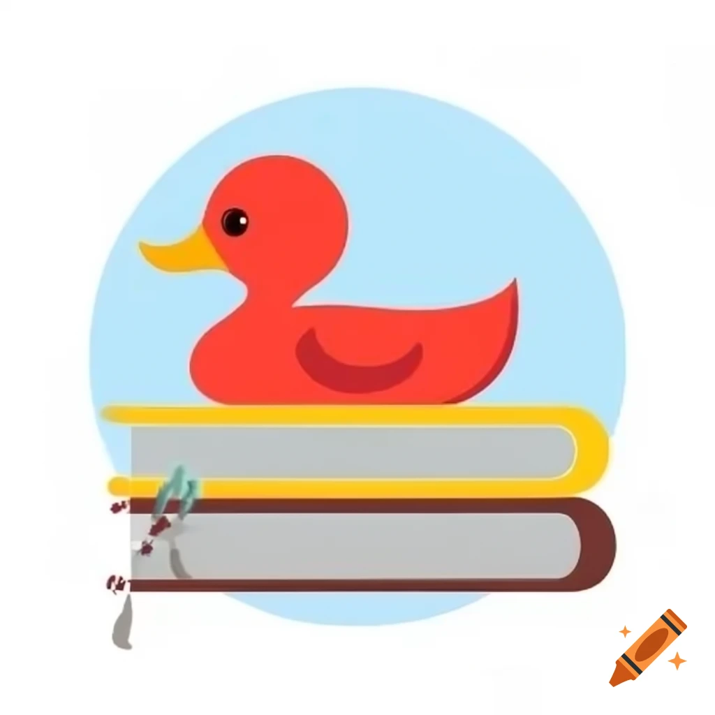 Duckfoot books collection on Craiyon