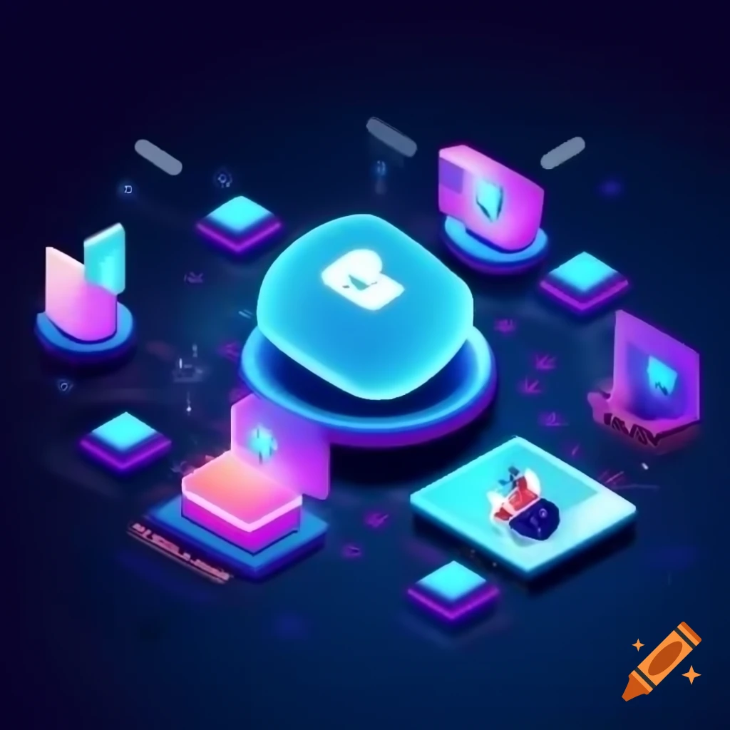 Futuristic ai network visualization illustrating seamless communication ...