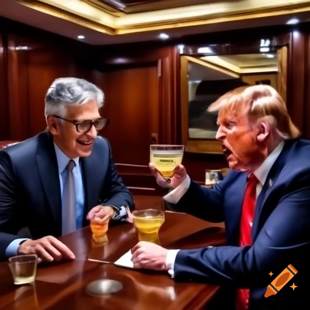 Attorney general merrick garland and trump laughing on a yacht with ...