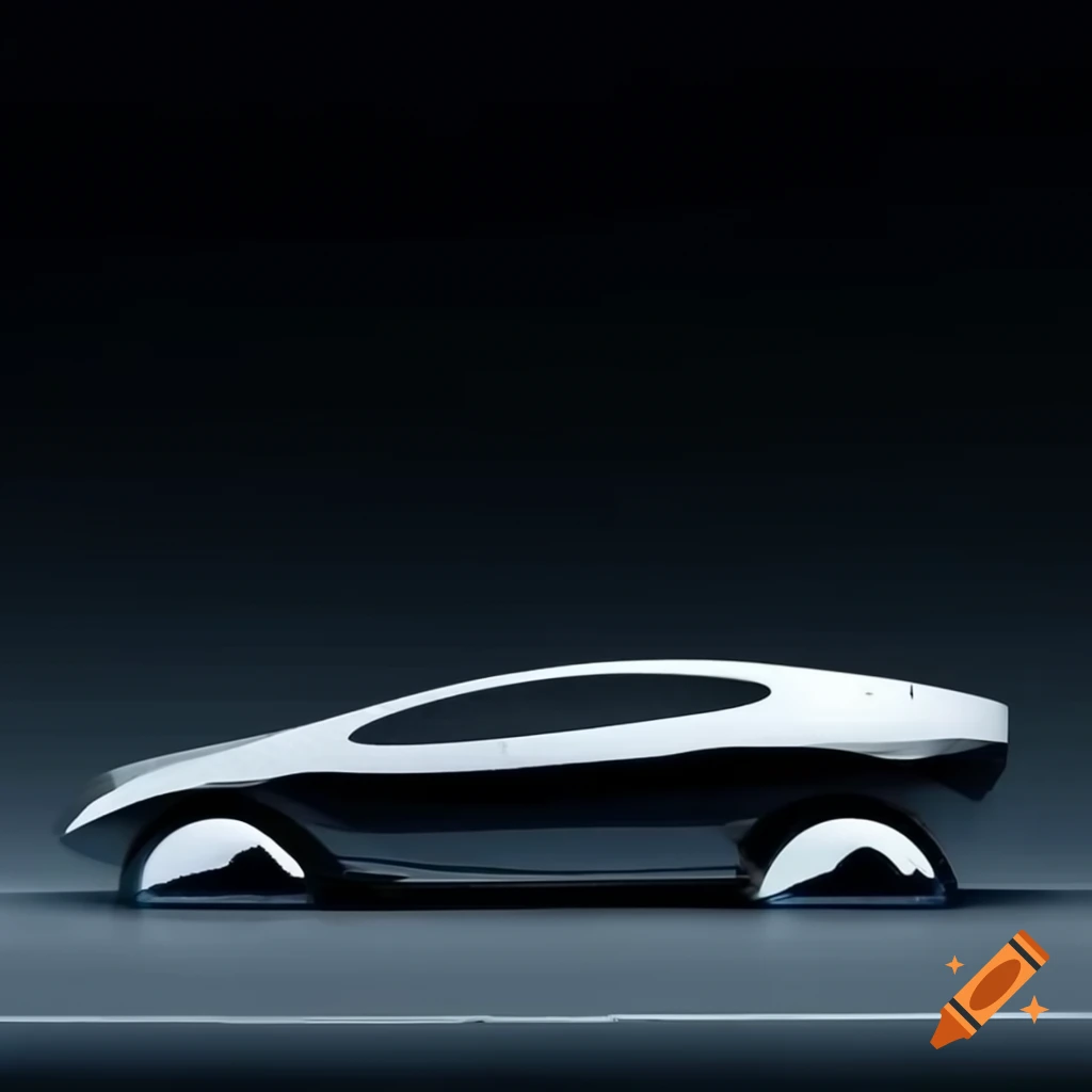 Sleek car sculpture highlighting elegant automotive design on Craiyon